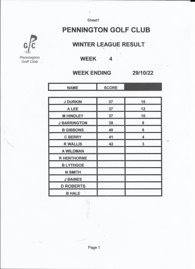 Pennington Golf Club