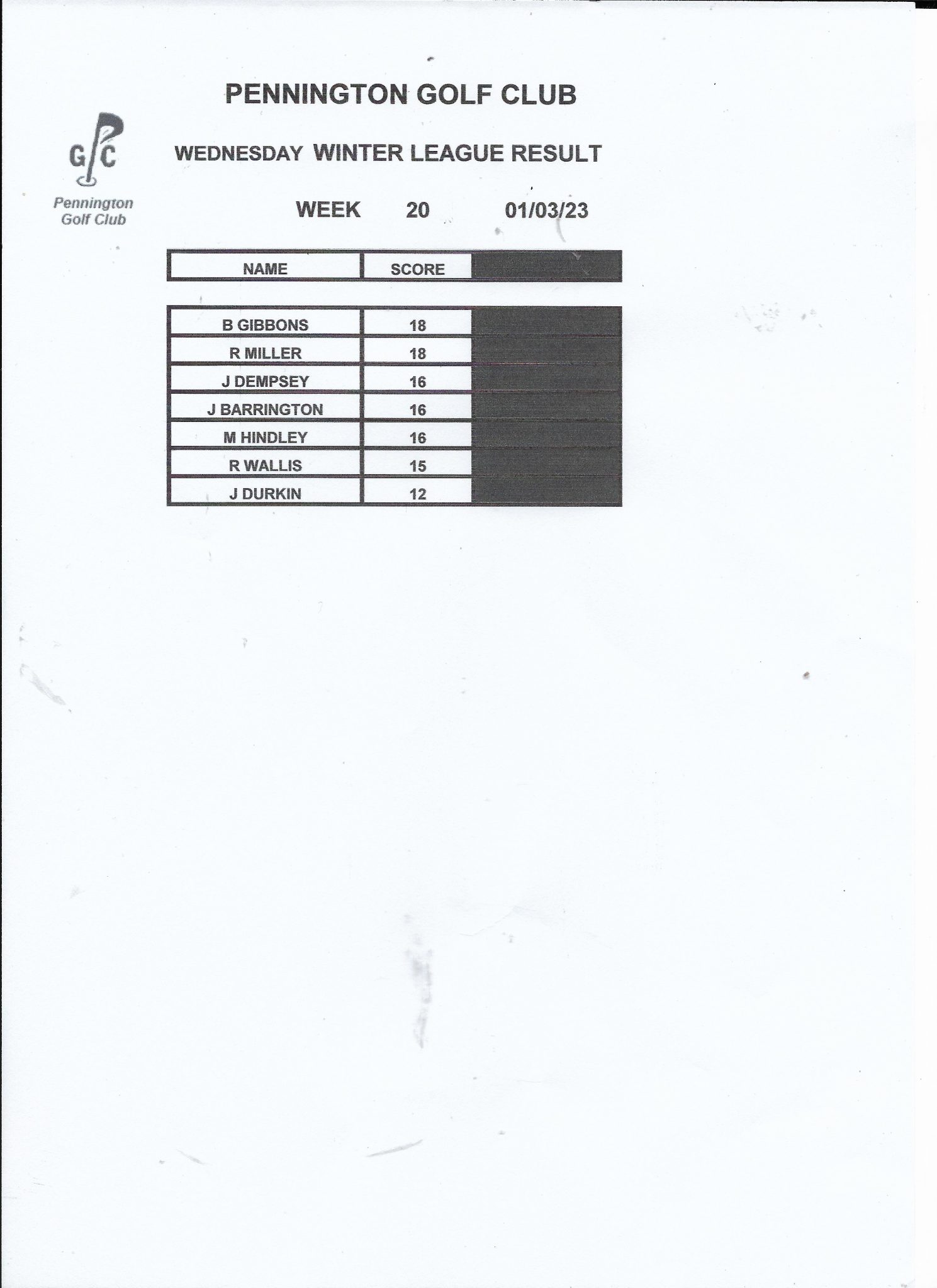 Pennington Golf Club