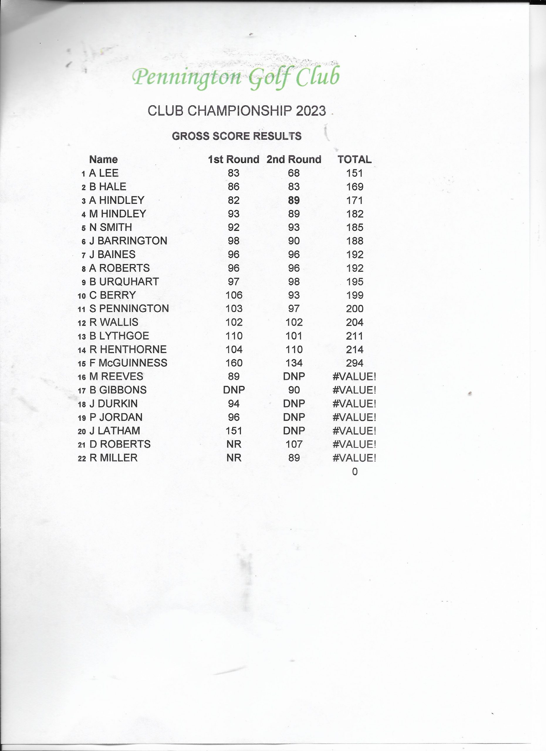 Pennington Golf Club