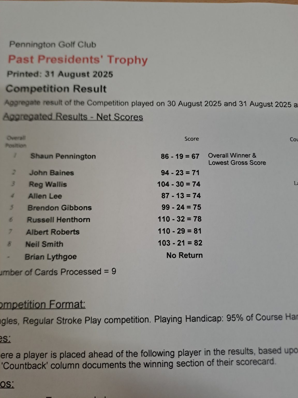 Pennington Golf Club