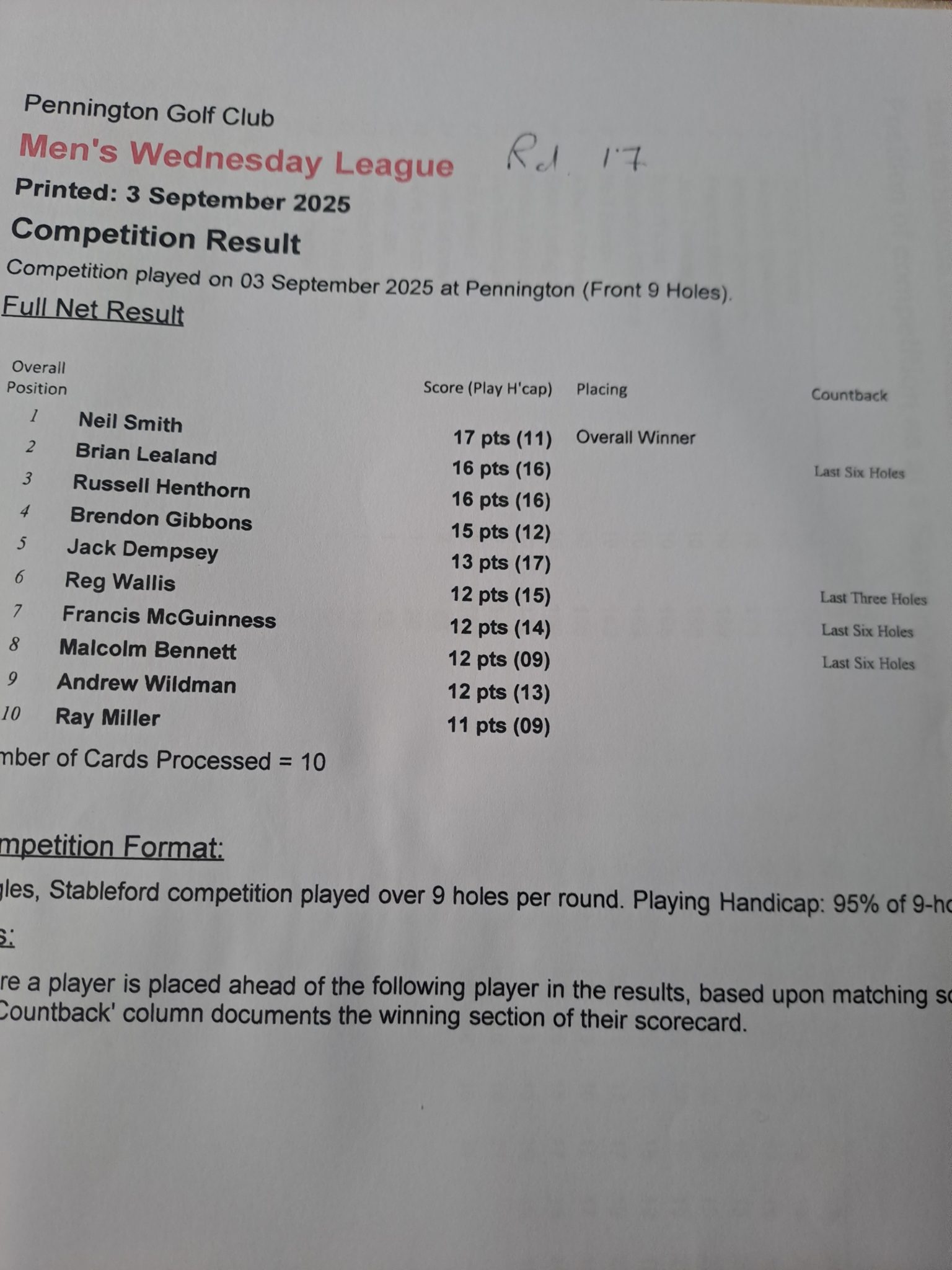 Pennington Golf Club